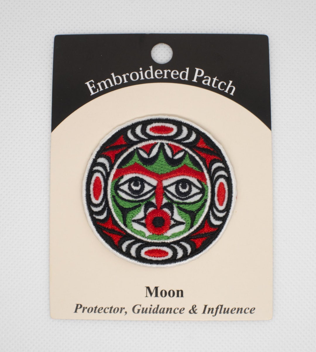 Coast Salish 'moon' Indigenous Design by Joe Wilson | Iron-on 6cm ...