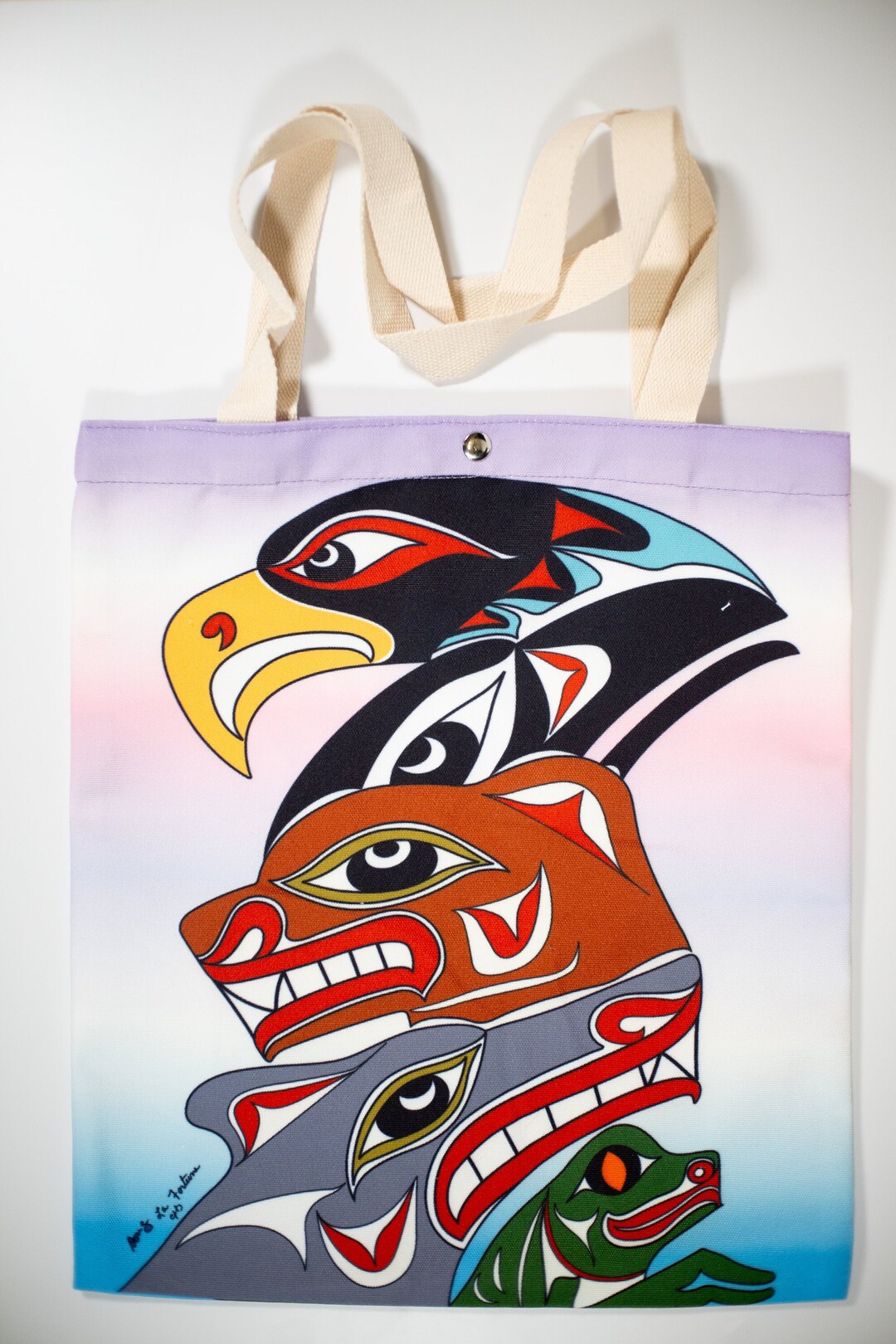 Coast Salish 'forest Dwellers' Indigenous Design by Douglas Lafortune ...