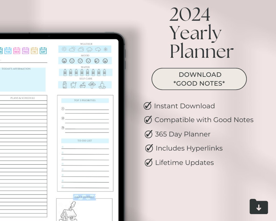 Digital Planner, Daily and Monthly Planner, Brain Dump, Meal Planner ...