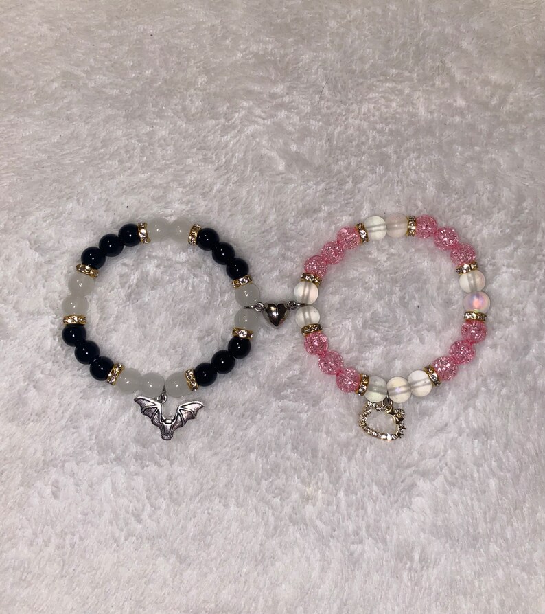 Batman and Hello Kitty Matching Bracelets - Etsy