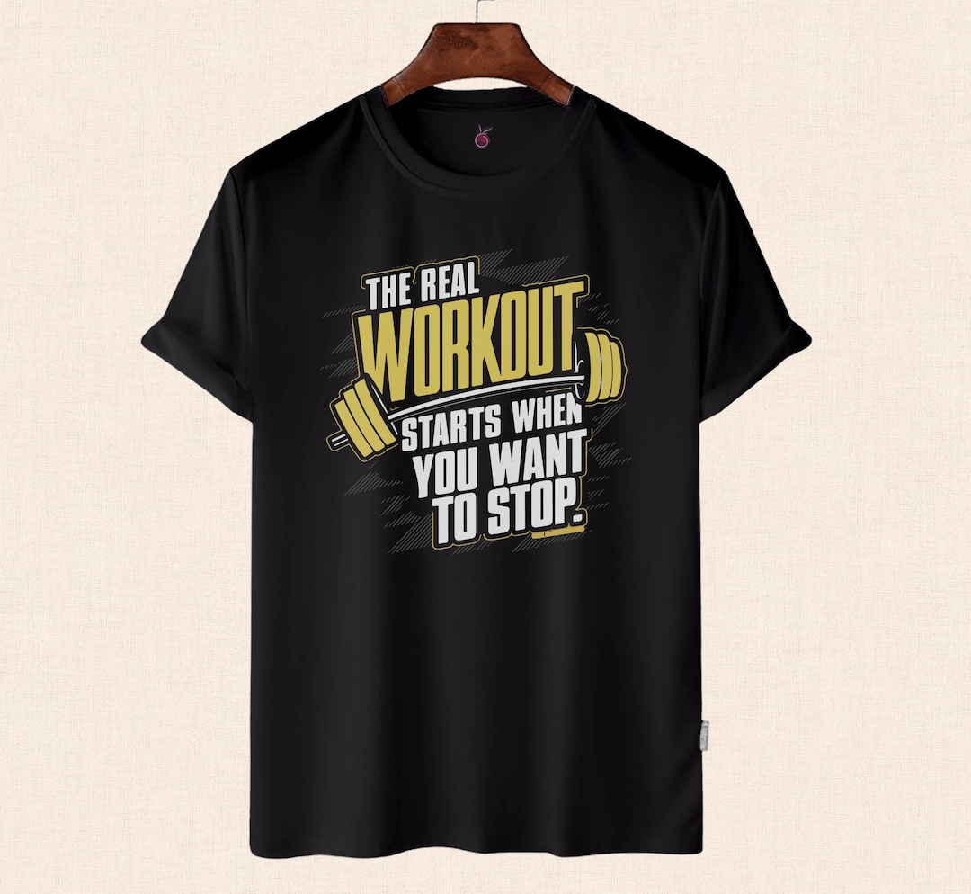 Gym Shirt, Exercise Quote Shirt, Funny Workout T-shirt, Gym Lover Gift ...