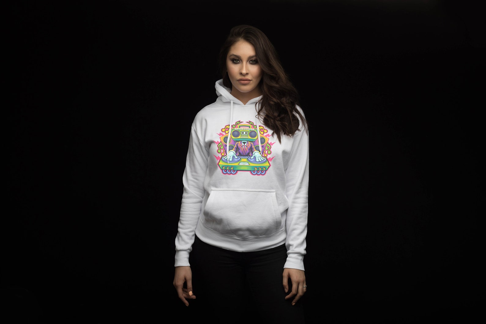 Music Festival Outfit, Cute Radio DJ Graphic Tee, Techno EDM Clothing ...