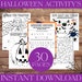 Halloween Activity Pack | Fun Engaging Activity Book | Coloring Pages ...
