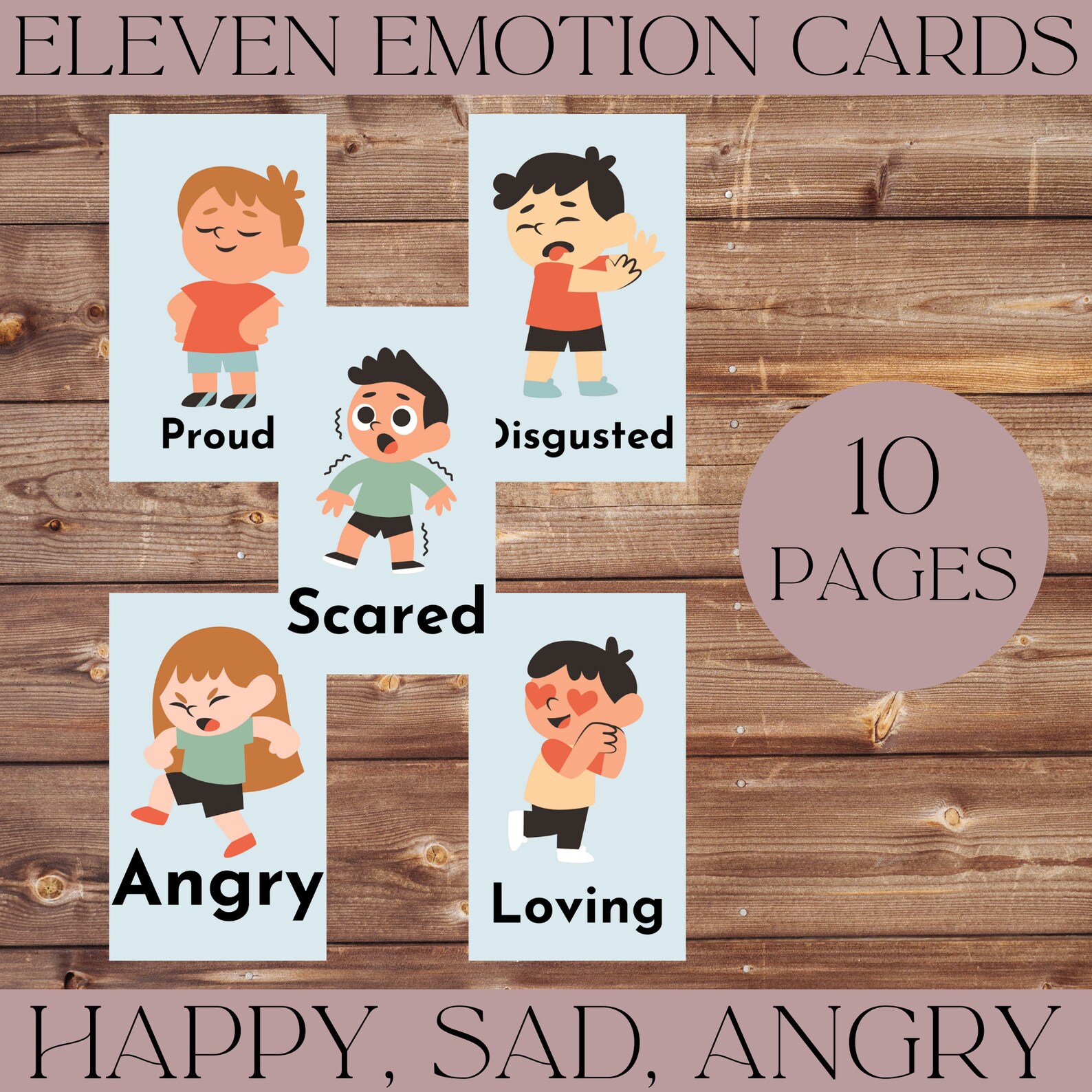 Emotion Flash Cards | Learning Emotions | Feelings Cards | Expressing ...
