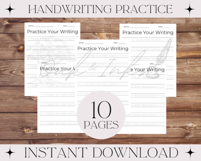 Handwriting Practice Sheets | Tracing | Neat Handwriting | Short ...