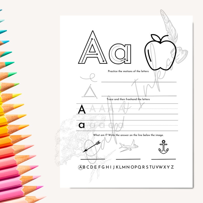 Alphabet Worksheets | Tracing | Coloring | Learning Letters | I Know My ...