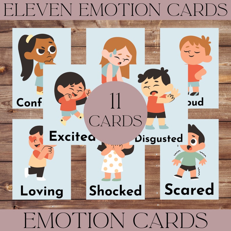 Emotion Flash Cards | Learning Emotions | Feelings Cards | Expressing ...