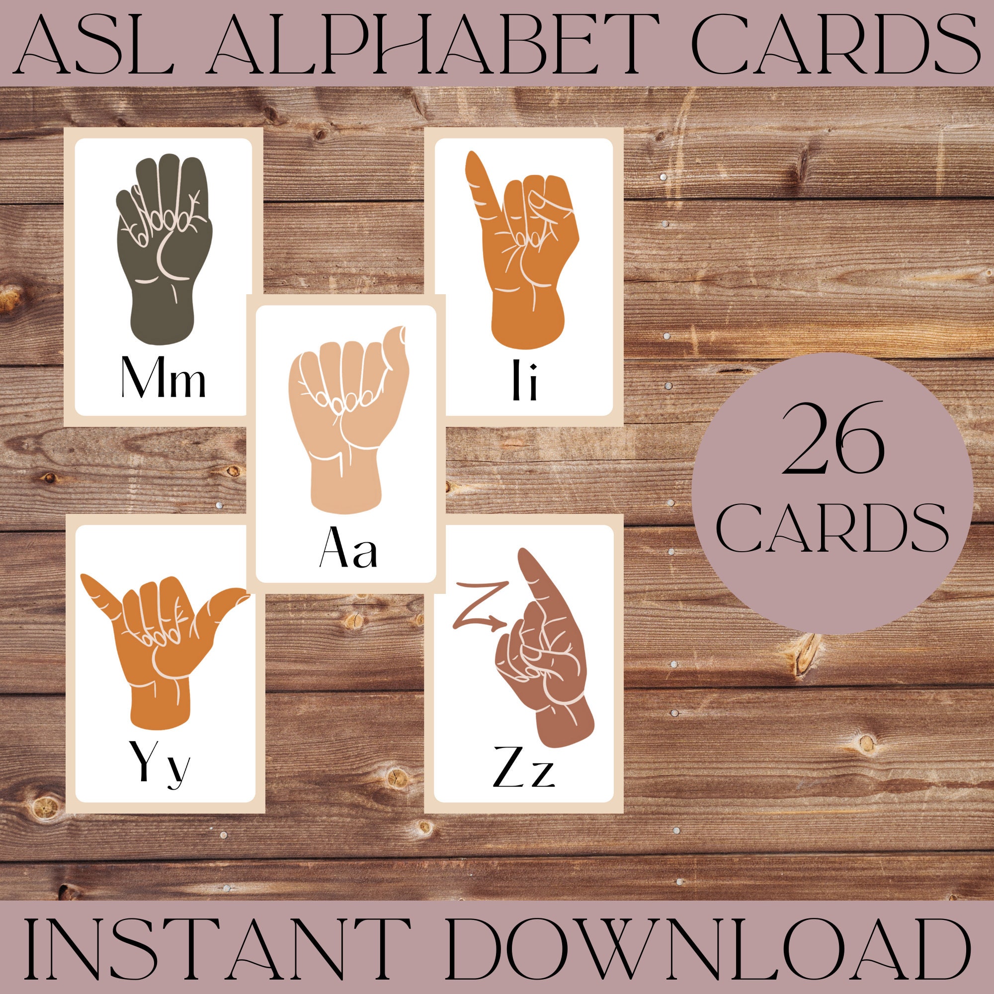 Sign Language Alphabet Flash Cards ASL Memorization ABC 4x6 Flashcards ... Sign Language Alphabet Flash Cards ASL Memorization ABC 4x6 Flashcards ...