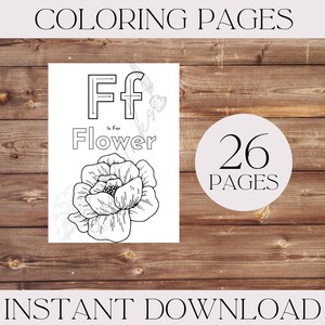 Alphabet Coloring Pages for Kids | Learning the ABC'S | Printable ...