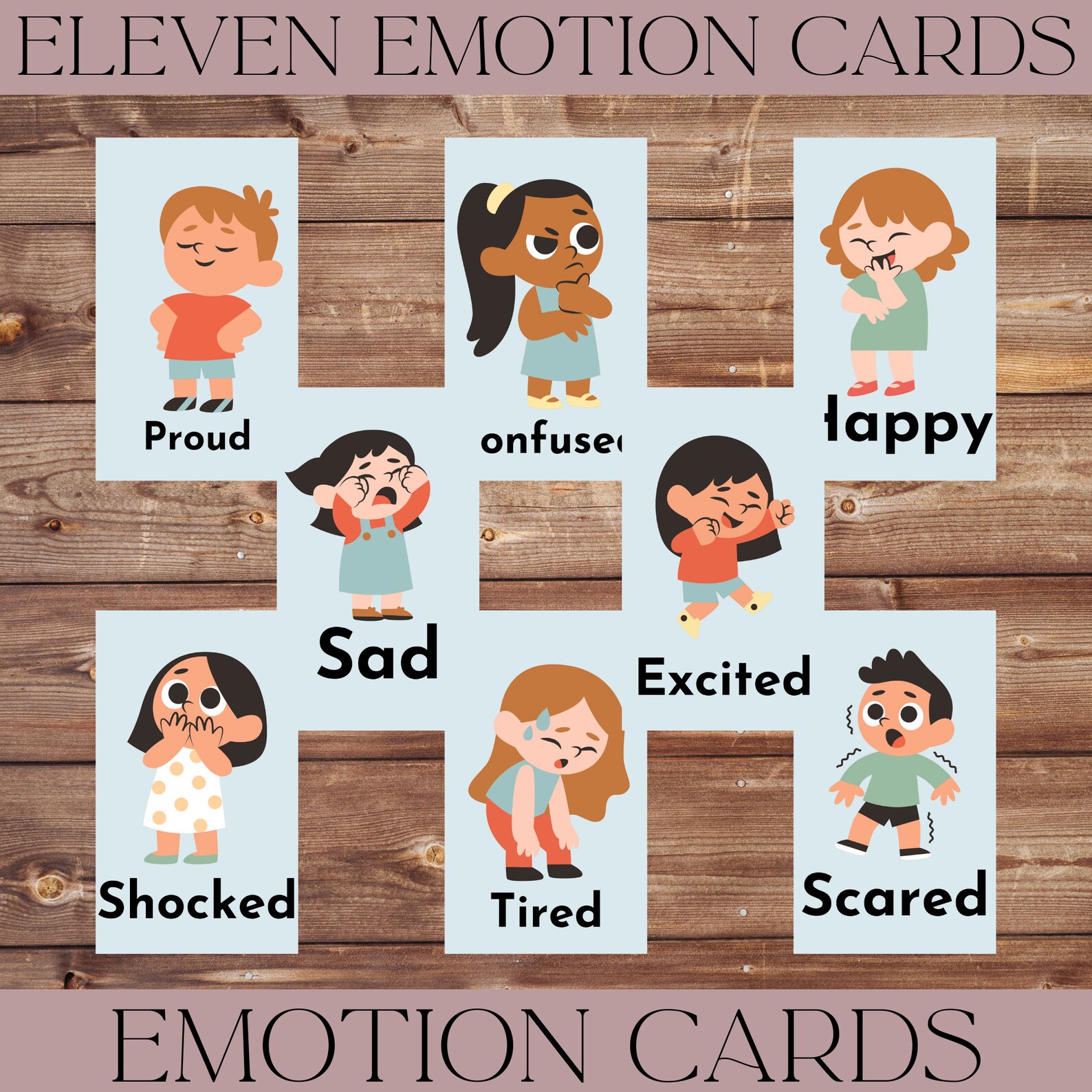 Emotion Flash Cards | Learning Emotions | Feelings Cards | Expressing ...