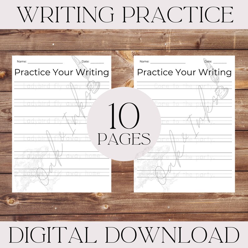 Handwriting Practice Sheets | Tracing | Neat Handwriting | Short ...
