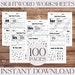 100 Printable Sight Words Worksheets | Learning | Kindergarten ...