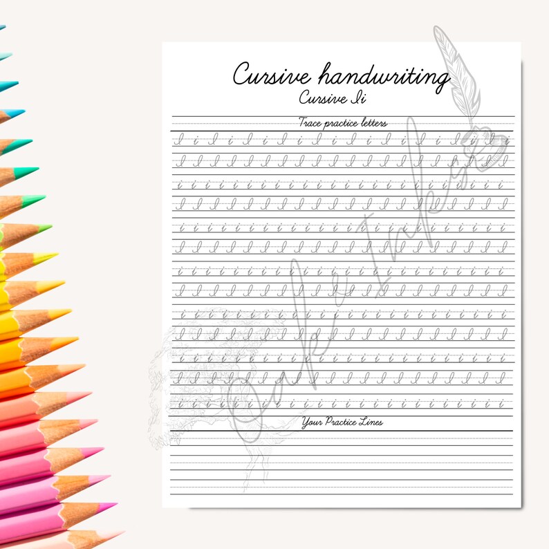 Cursive Alphabet Practice Sheets | Tracing | Neat Handwriting ...