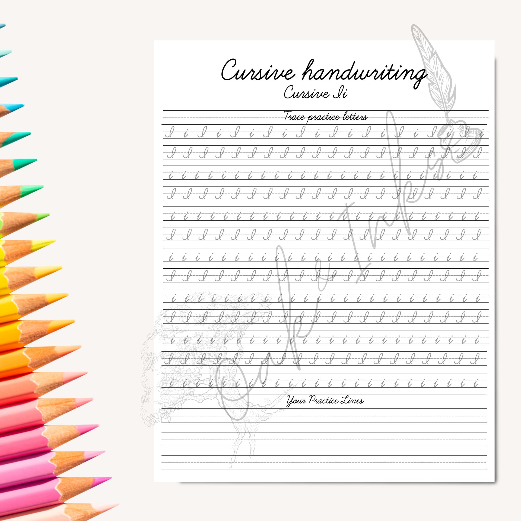 Cursive Alphabet Practice Sheets | Tracing | Neat Handwriting ...