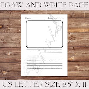 Draw and Write Worksheets | Show and Tell | Short Story Passage ...
