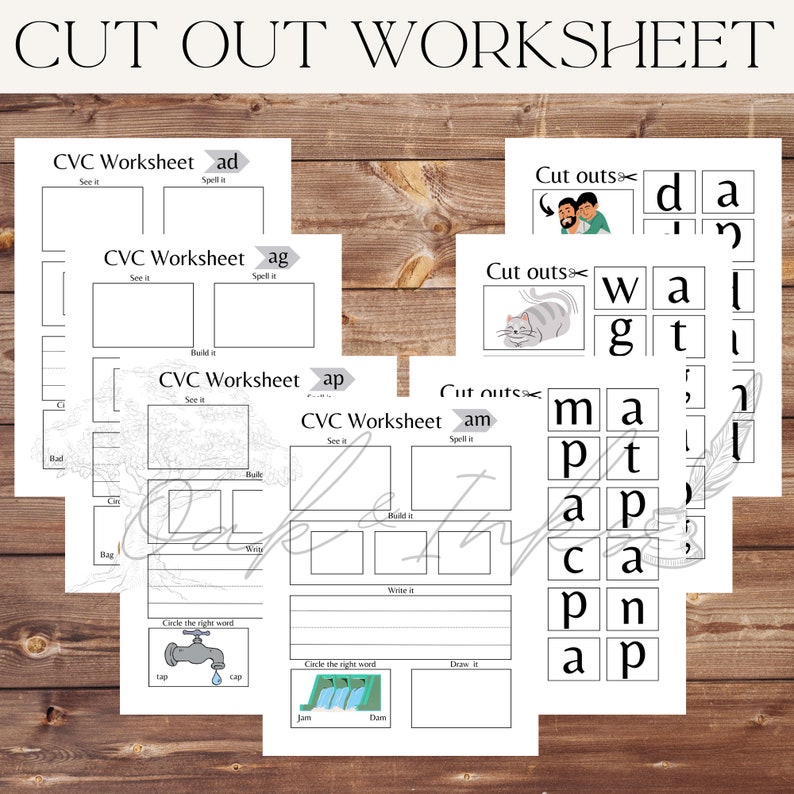 CVC Reading Comprehension Learning Kindergarten Homeschool Easy Reading ...