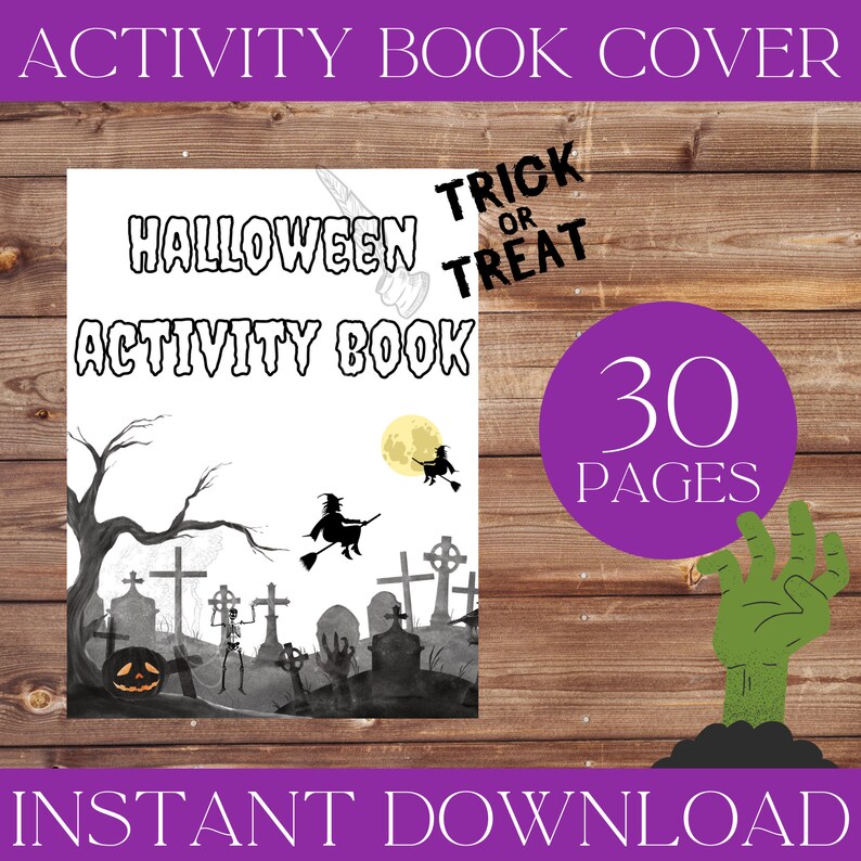 Halloween Activity Pack | Fun Engaging Activity Book | Coloring Pages ...