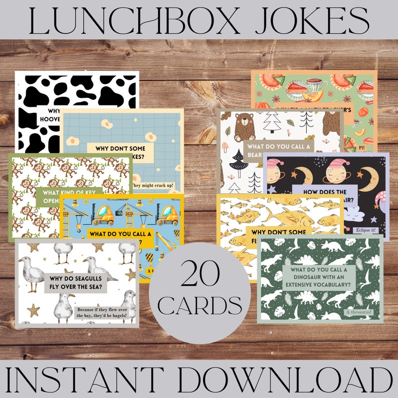 Jokes for Kids | Funny Jokes | Printable Notes | Children | Lunch Box ...