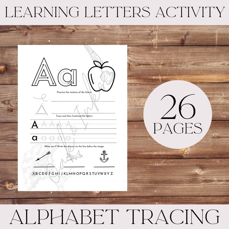 Alphabet Worksheets Tracing Coloring Learning Letters I Know My Letters ...