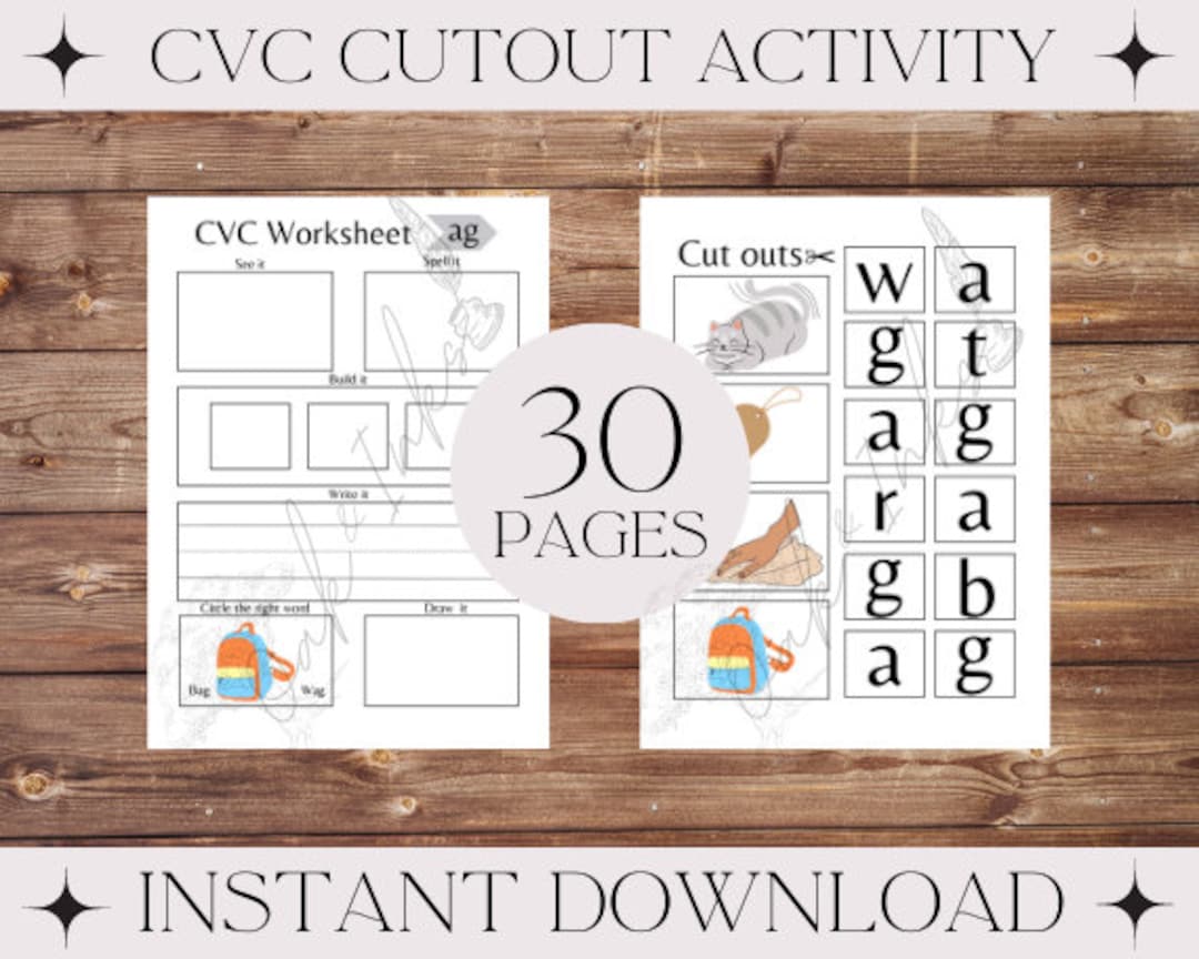 CVC Reading Comprehension | Learning | Kindergarten | Homeschool | Easy ...
