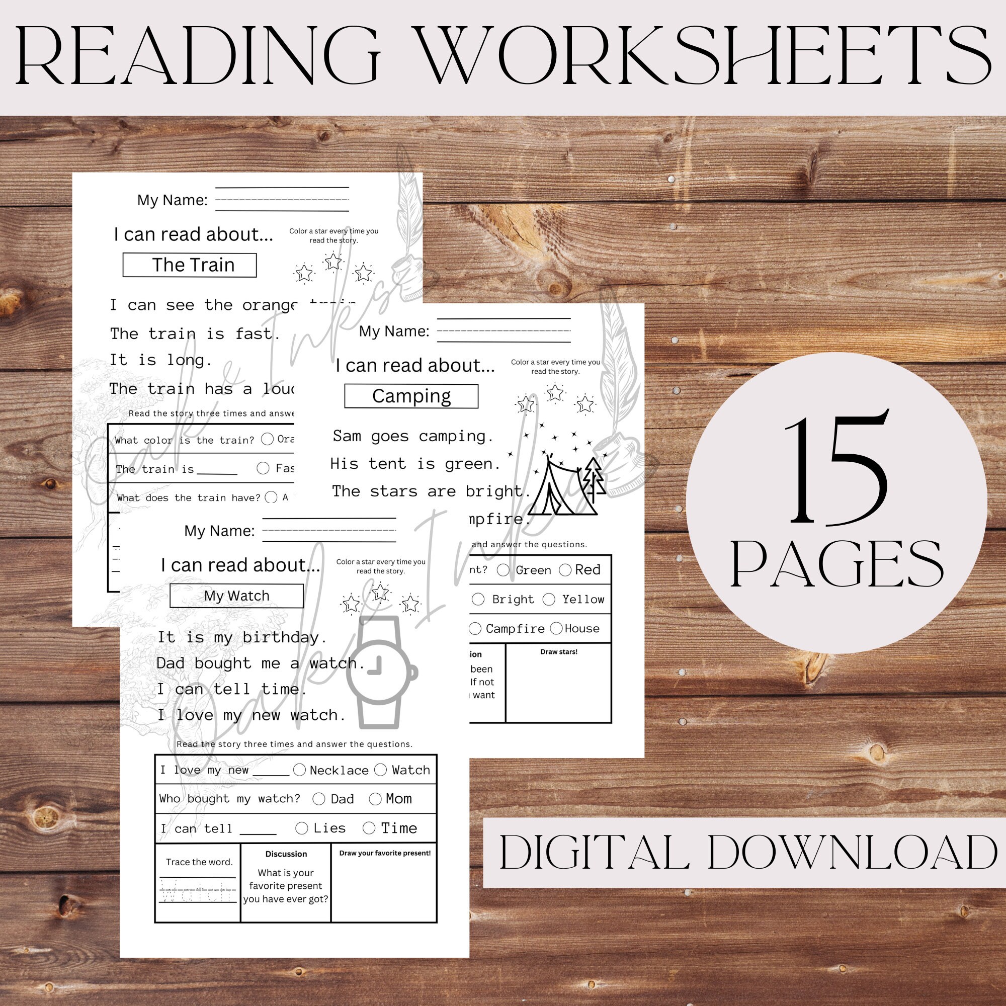 Reading Comprehension Worksheets | Learning | Kindergarten | Homeschool ...