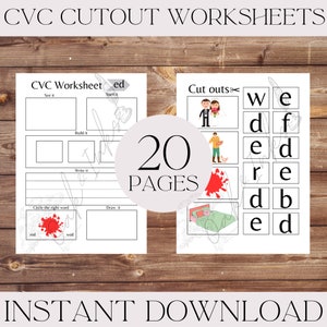 CVC Reading Comprehension | Learning | Kindergarten | Homeschool | Easy ...