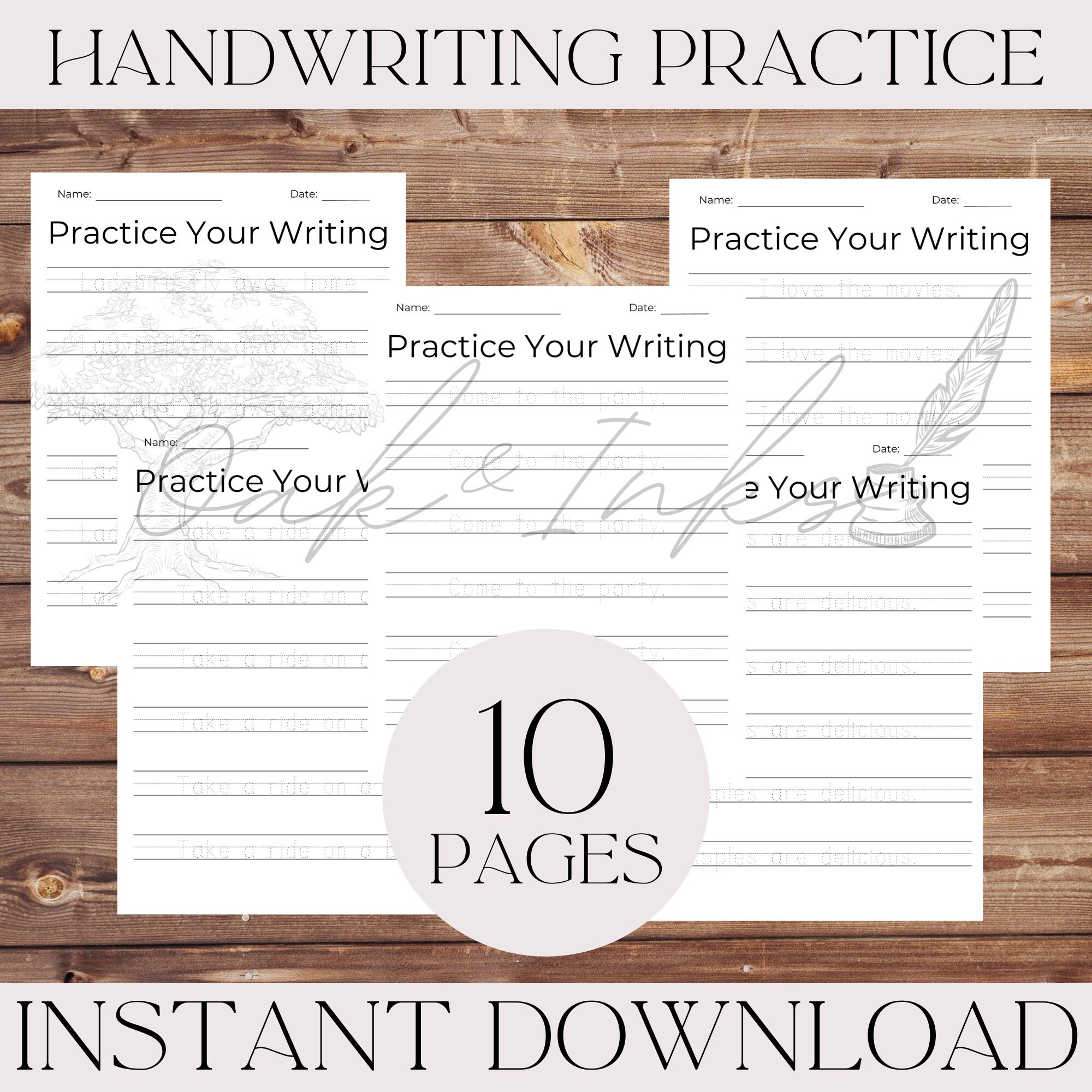Handwriting Practice Sheets | Tracing | Neat Handwriting | Short ...