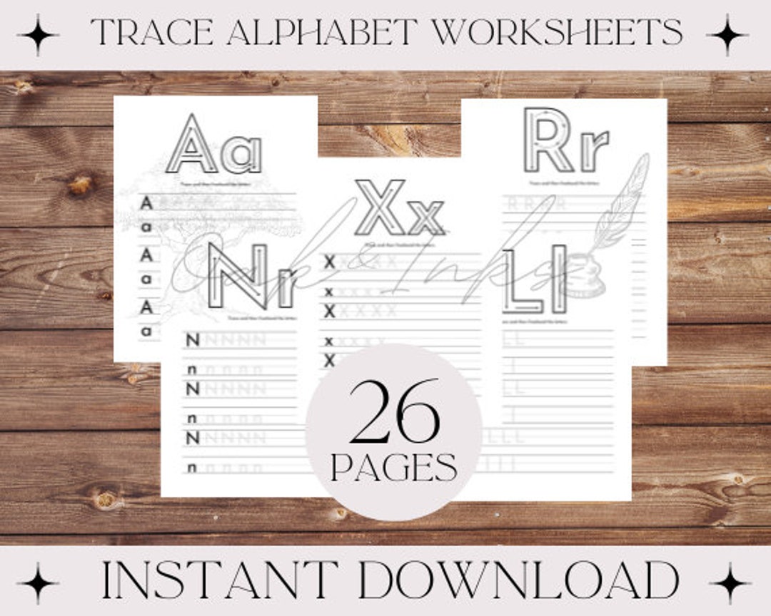 Alphabet Tracing Sheets | Tracing | Learning Letters | I Know My ...
