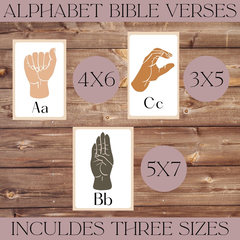 Sign Language Alphabet Flash Cards | ASL | Memorization | ABC | Bundle ...