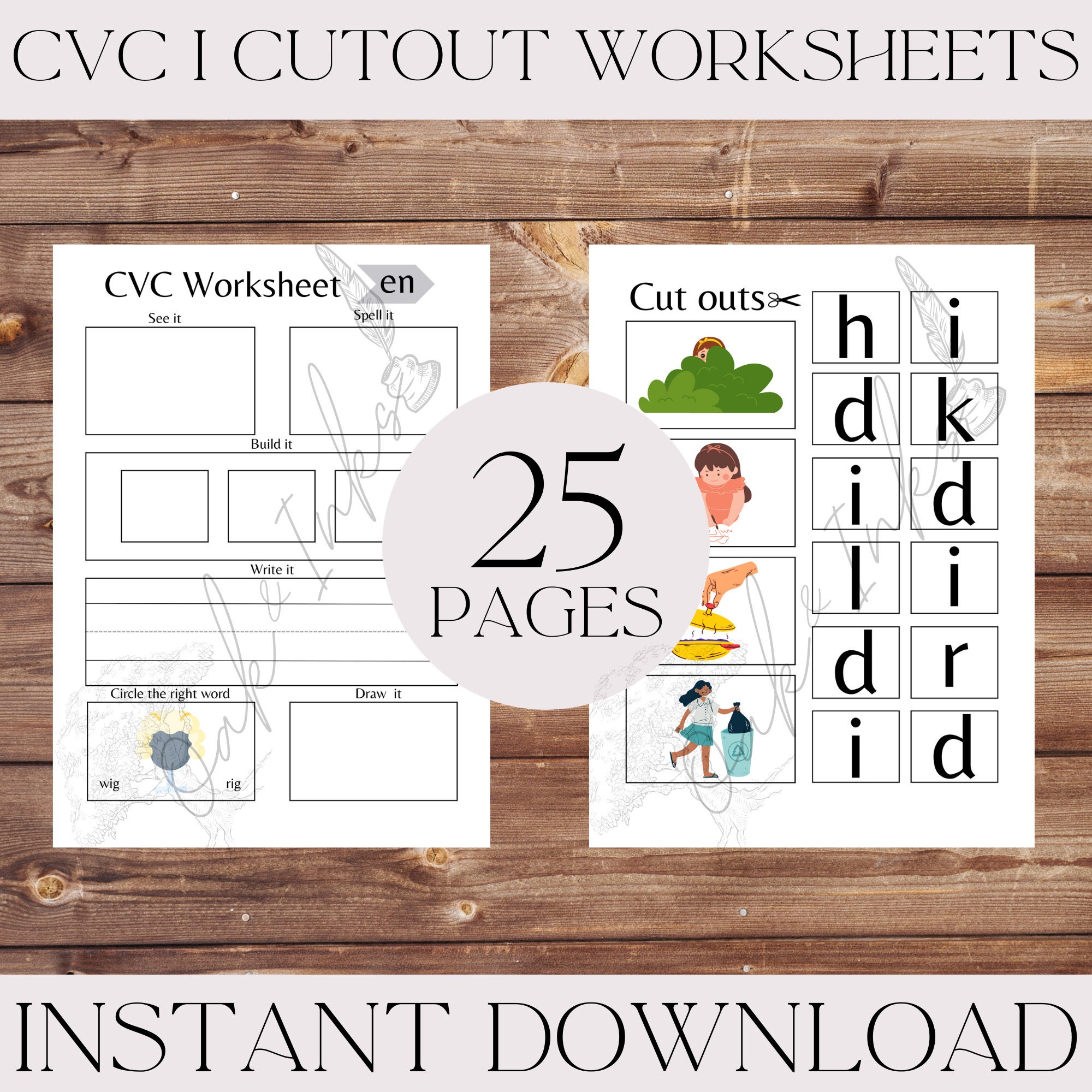 CVC Reading Comprehension Learning Kindergarten Homeschool Easy Reading ...