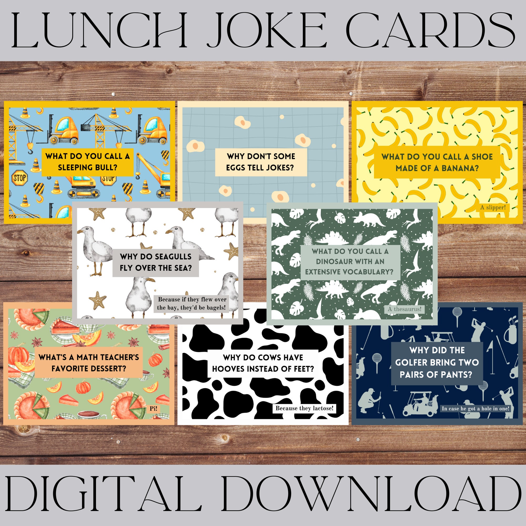 Jokes for Kids | Funny Jokes | Printable Notes | Children | Lunch Box ...