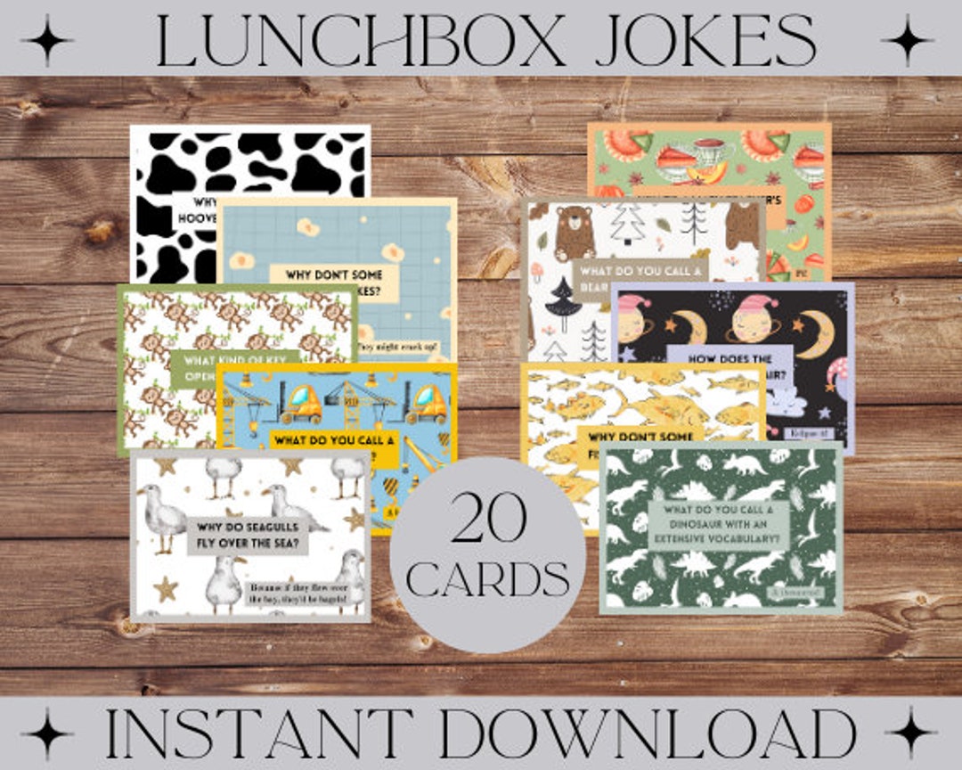 Jokes for Kids | Funny Jokes | Printable Notes | Children | Lunch Box ...