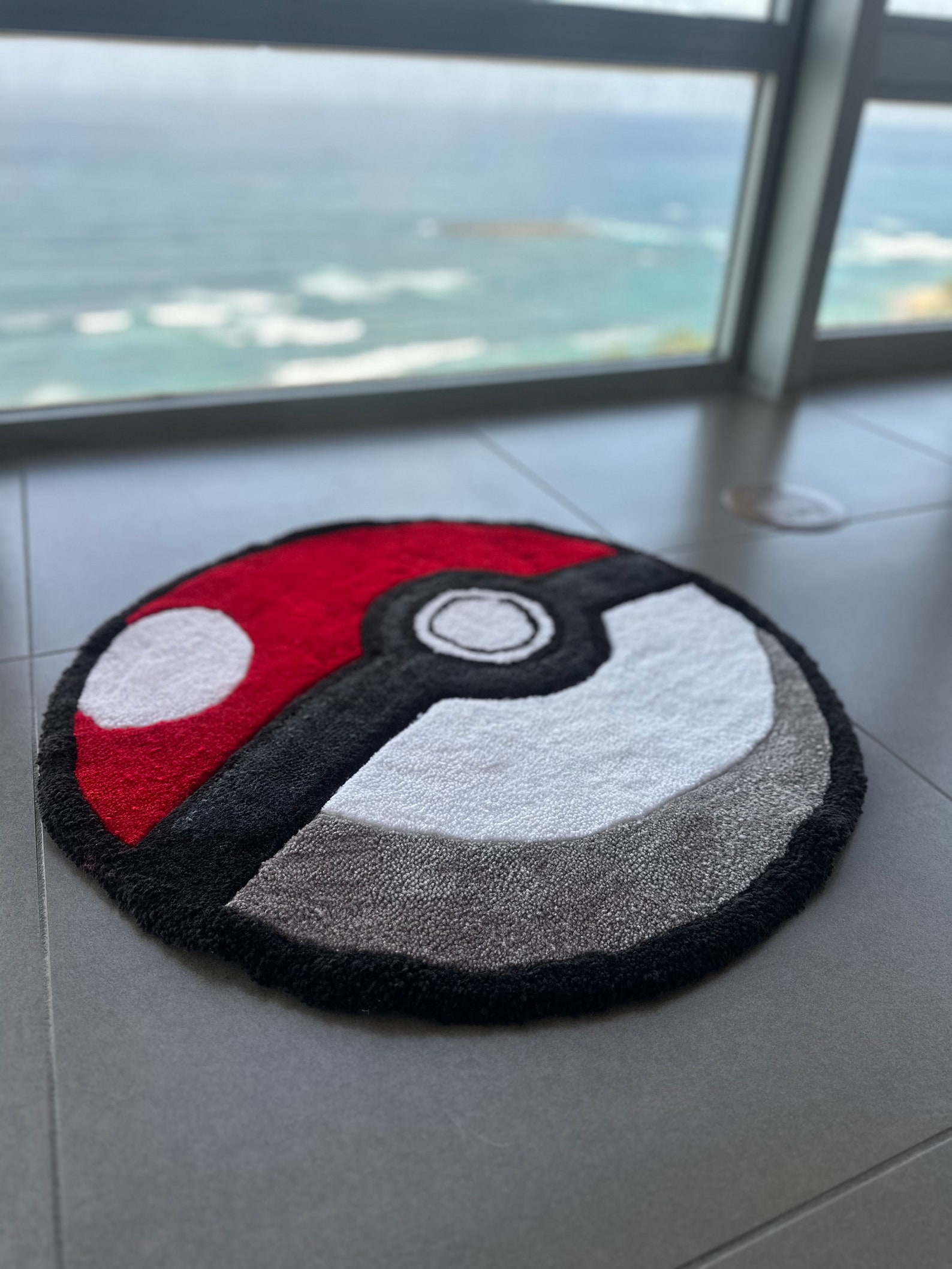 Pokeball Custom Rug - Etsy