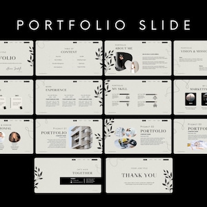 Portfolio Presentation, Portfolio Presentation Slide Template ...