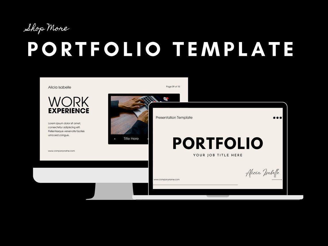 Portfolio Presentation, Portfolio Presentation Slide Template ...