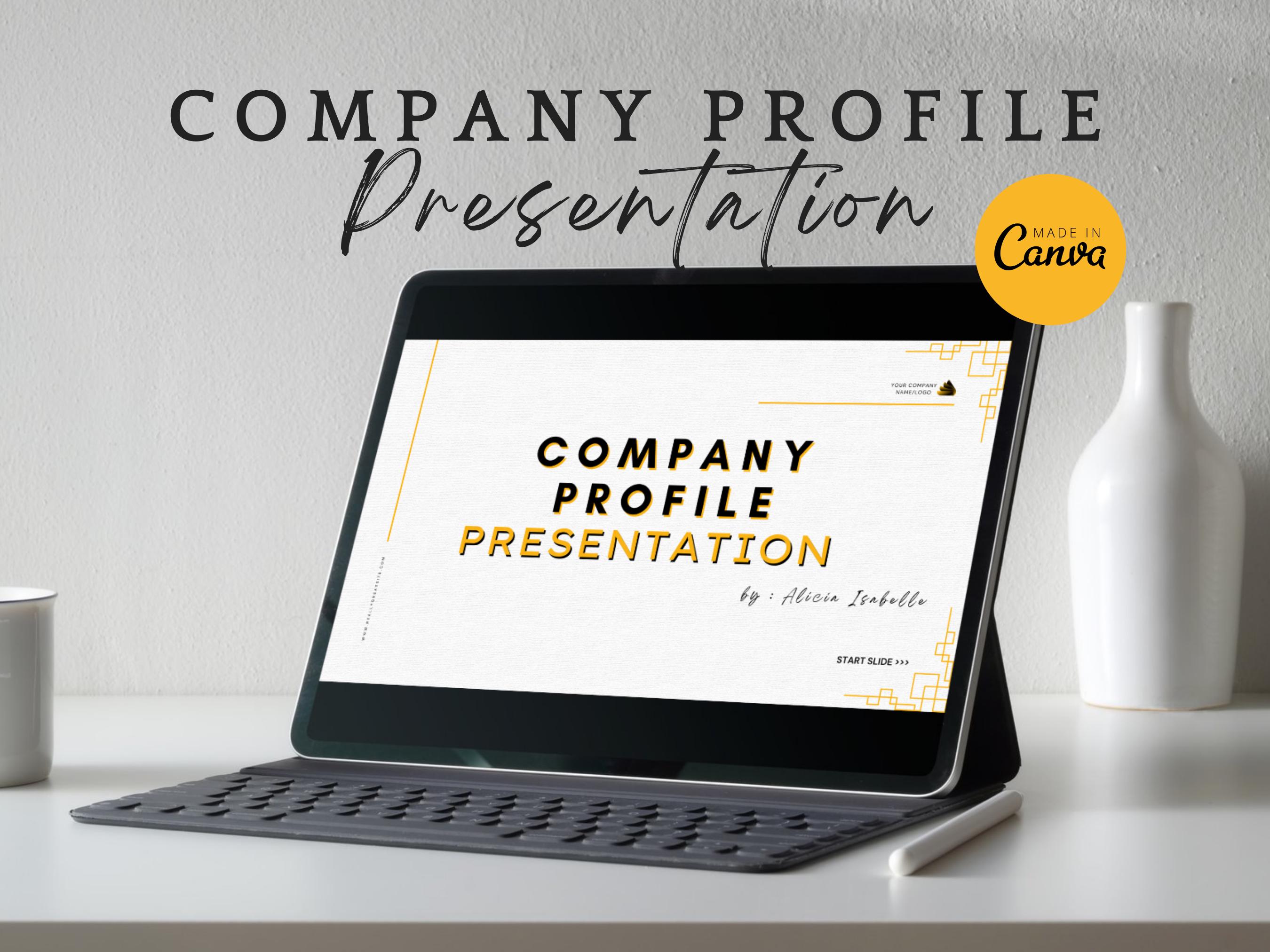 Company Profile Presentation Slide, Business Profile Presentation Slide ...