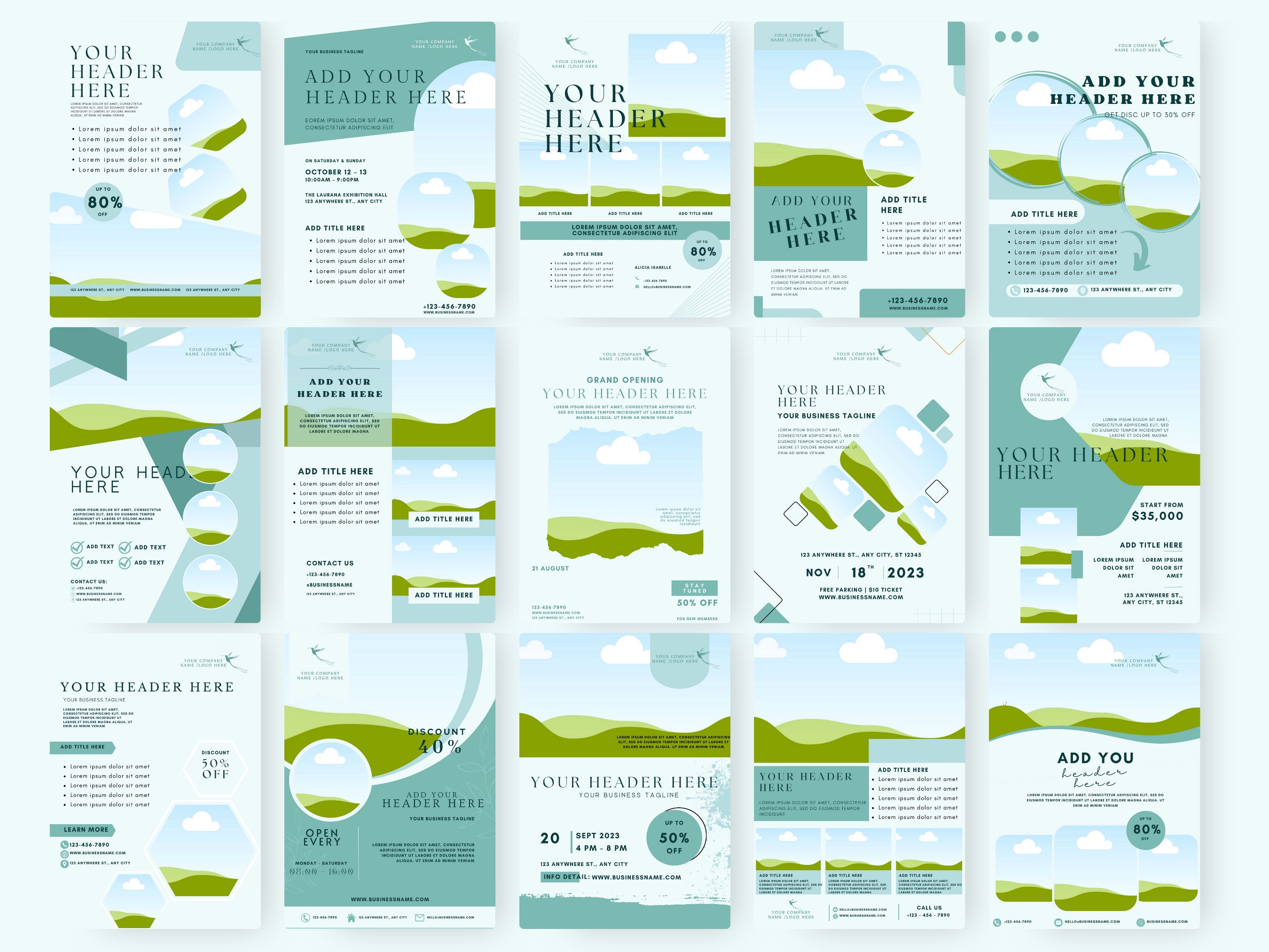 Business Flyer Marketing Flyer Template Canva Flyer Small Etsy