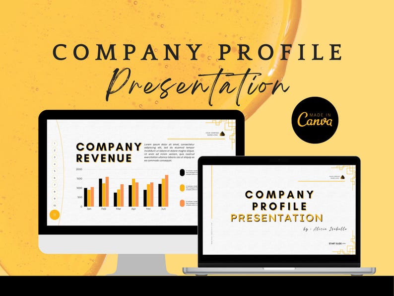 Company Profile Presentation Slide, Business Profile Presentation Slide ...
