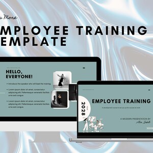 Editable Employee Training Presentation Template: Canva Slide Deck ...