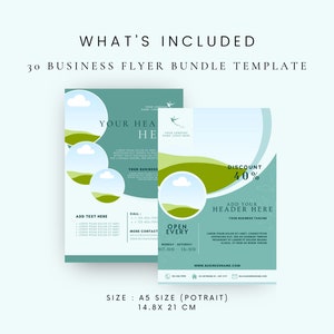Business Flyer Marketing Flyer Template Canva Flyer Small - Etsy