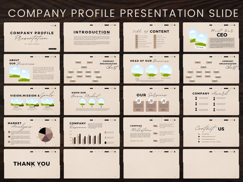 Company Profile Presentation Slide, Business Profile Presentation Slide ...