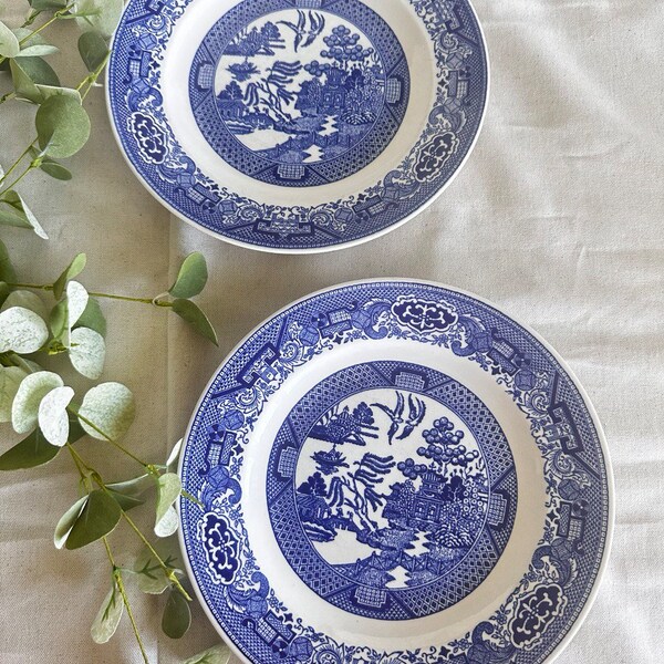 Willow Pattern Plate - Etsy