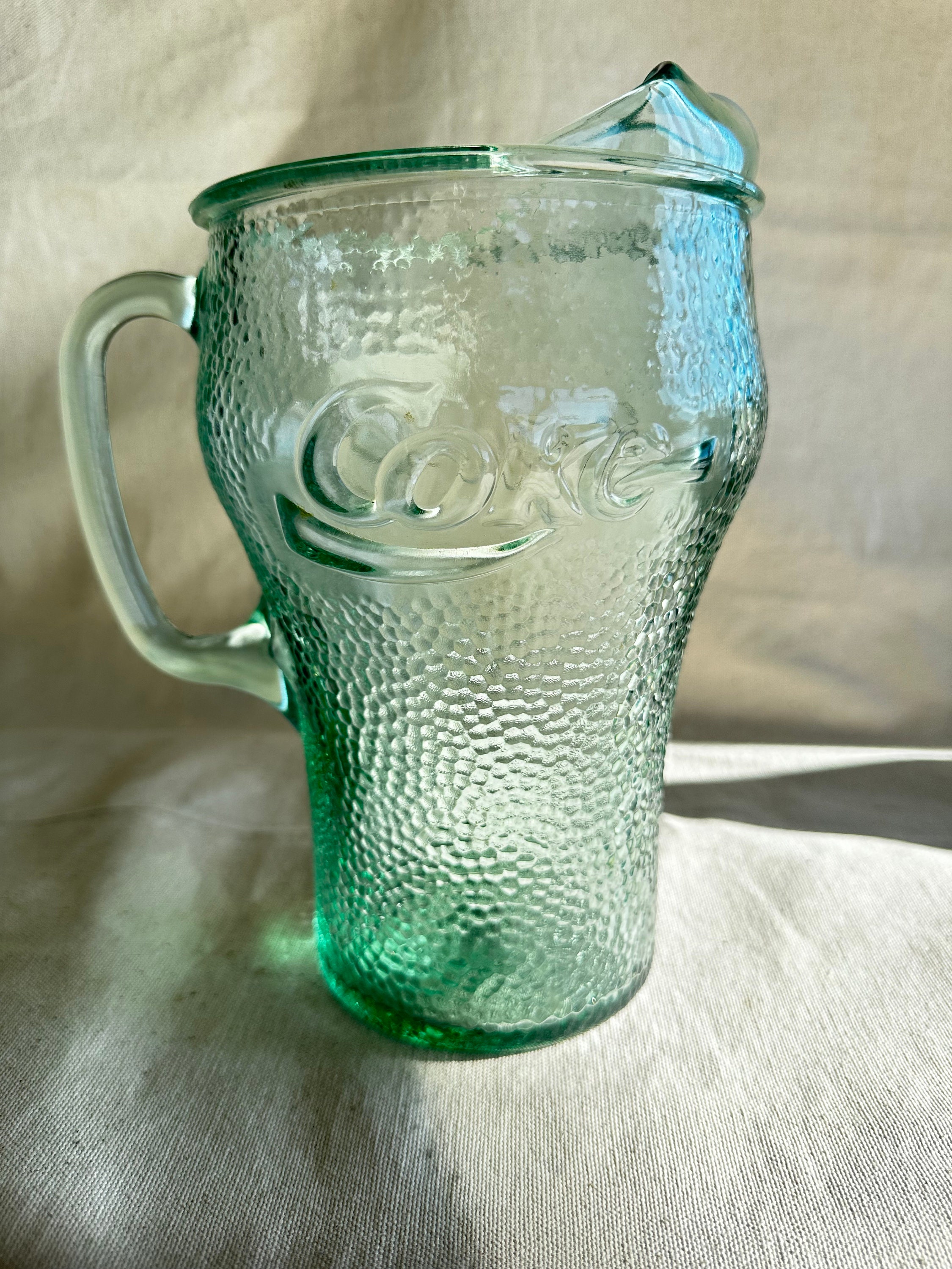 Coke Pitcher and Glasses-2 XL Coca-cola Glasses-set of Coke - Etsy