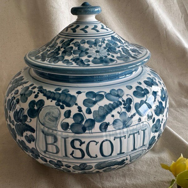 Turquoise Cookie Jar - Etsy