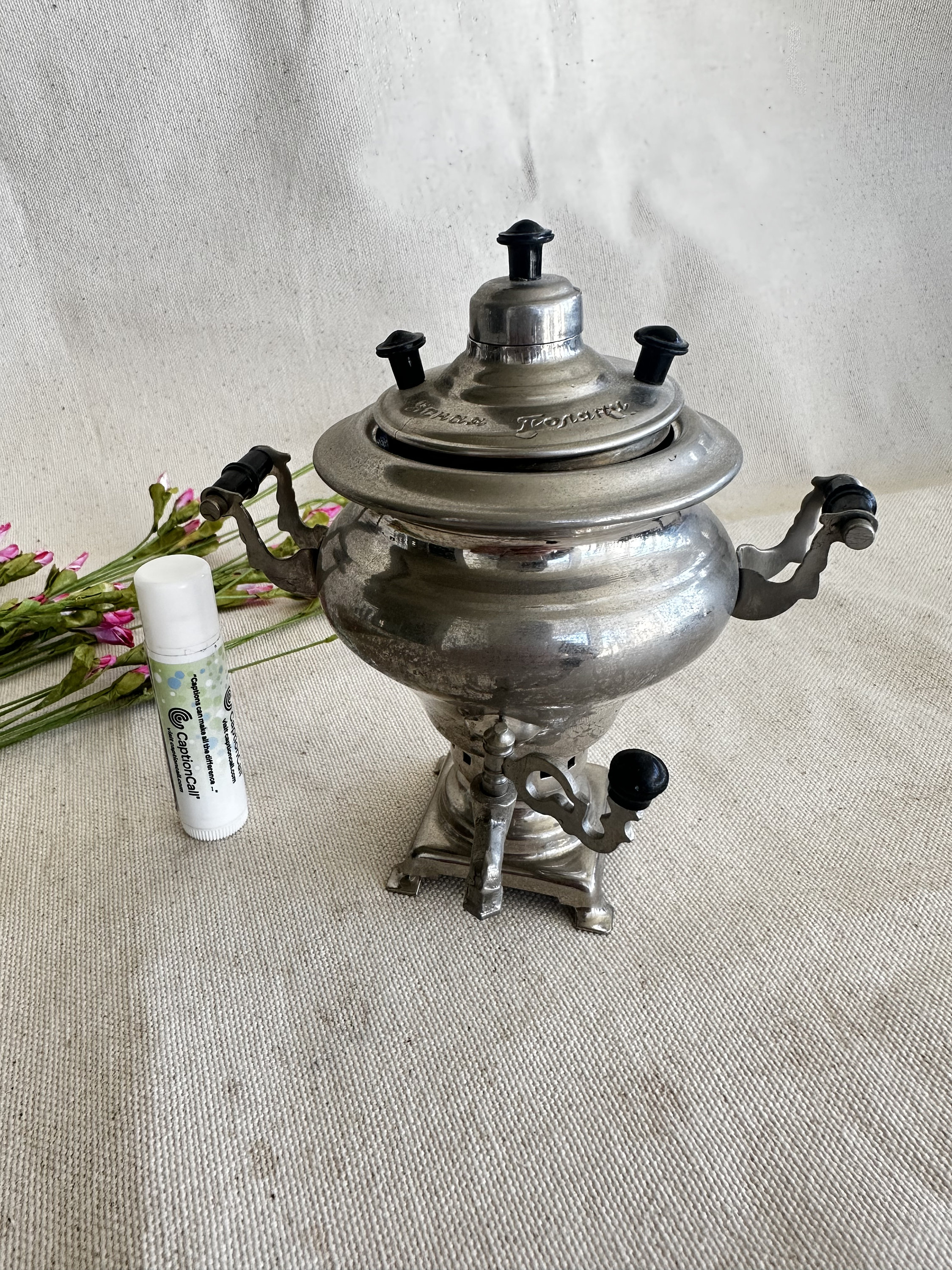 Miniature Samovar-vintage Silver Samovar-russian Samovar-small Samovar ...