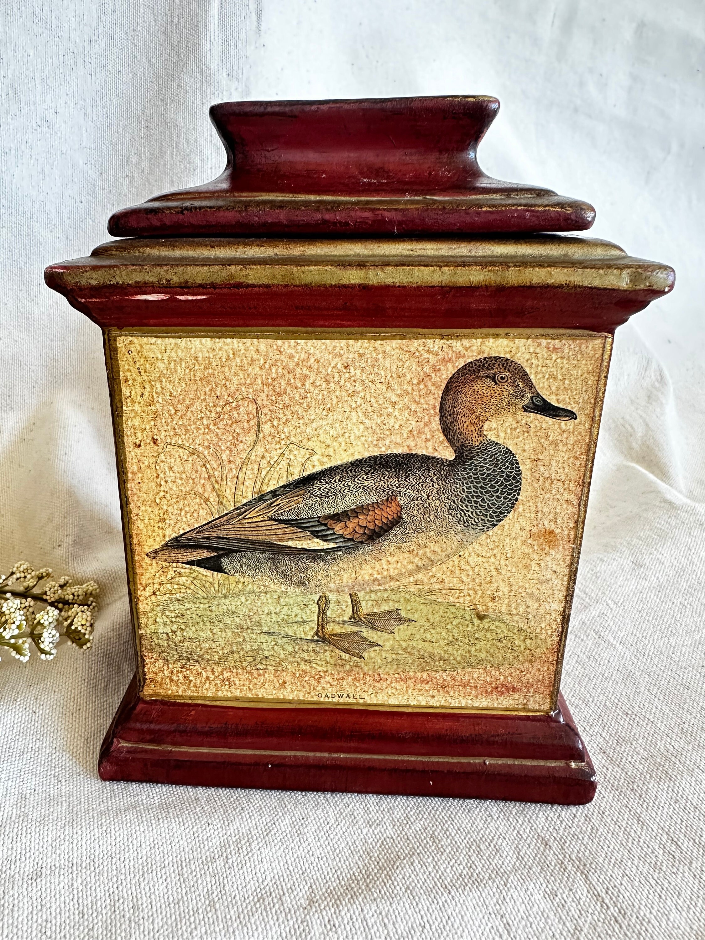 Vintage Comoys of London Made in Italy Ceramic Cigar Humidor Canister ...