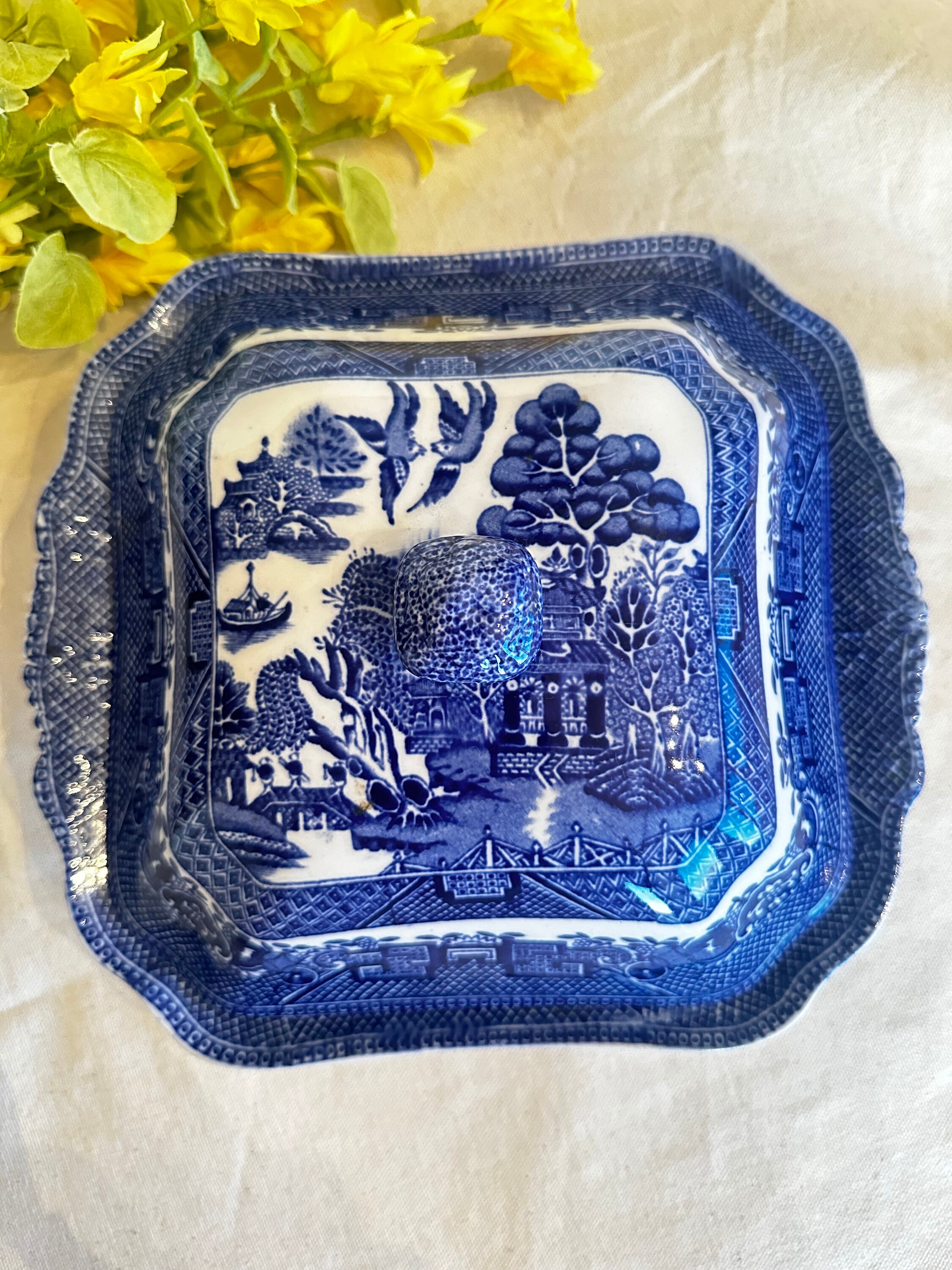 Antique Blue Willow Royal Venton Ware } John Steventon and Sons ...