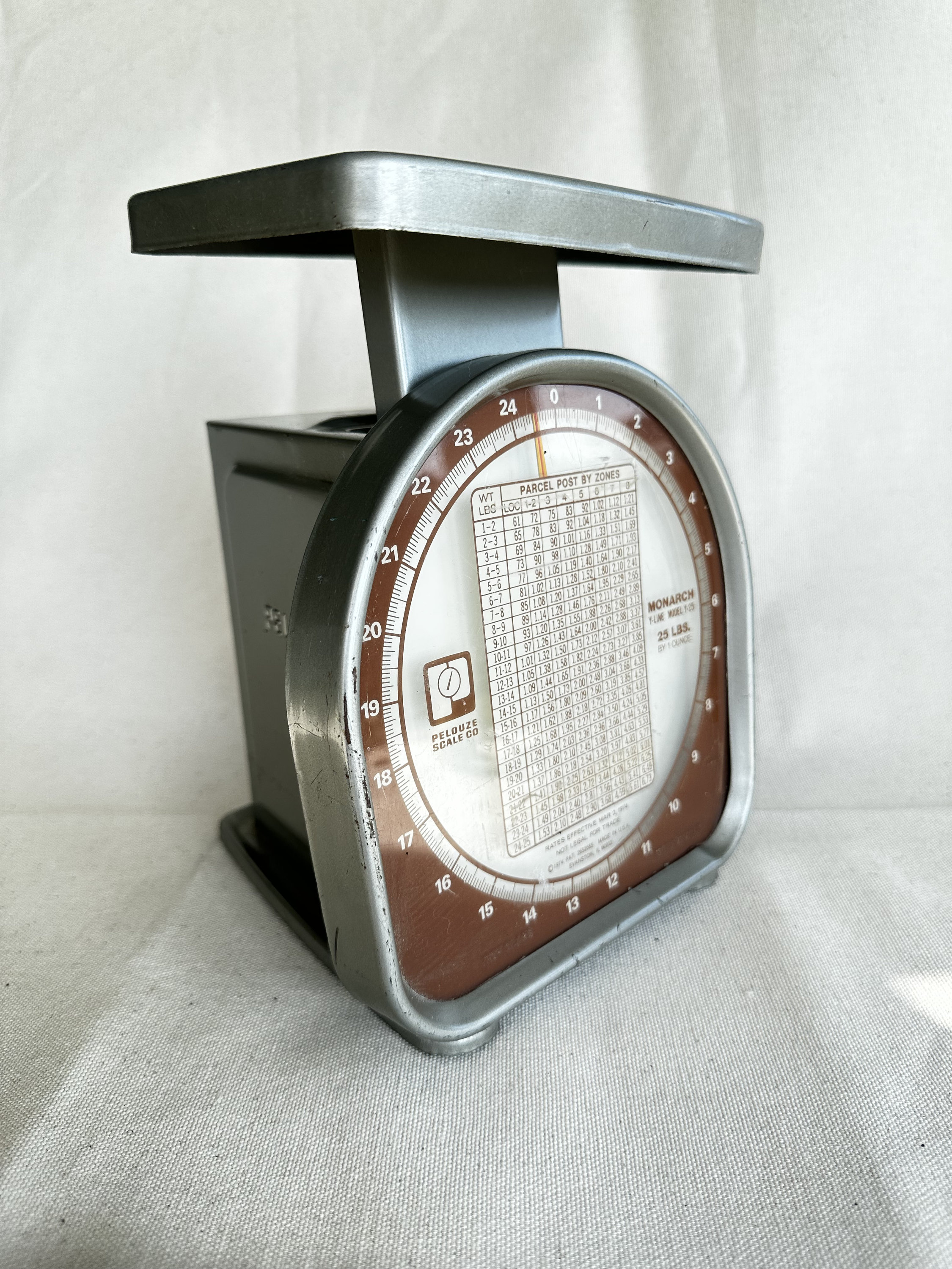 Monarch Pelouze Scale-y-line Model Y-25 Pounds-antique Postal - Etsy