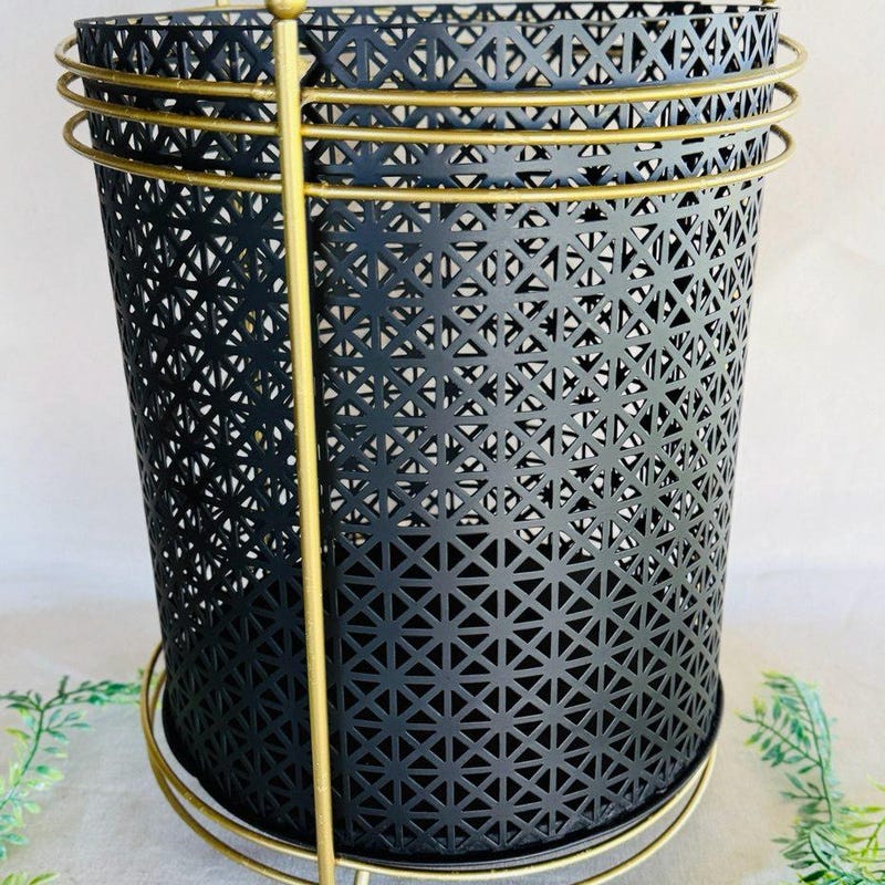 Metal Mesh Storage Bin - Etsy