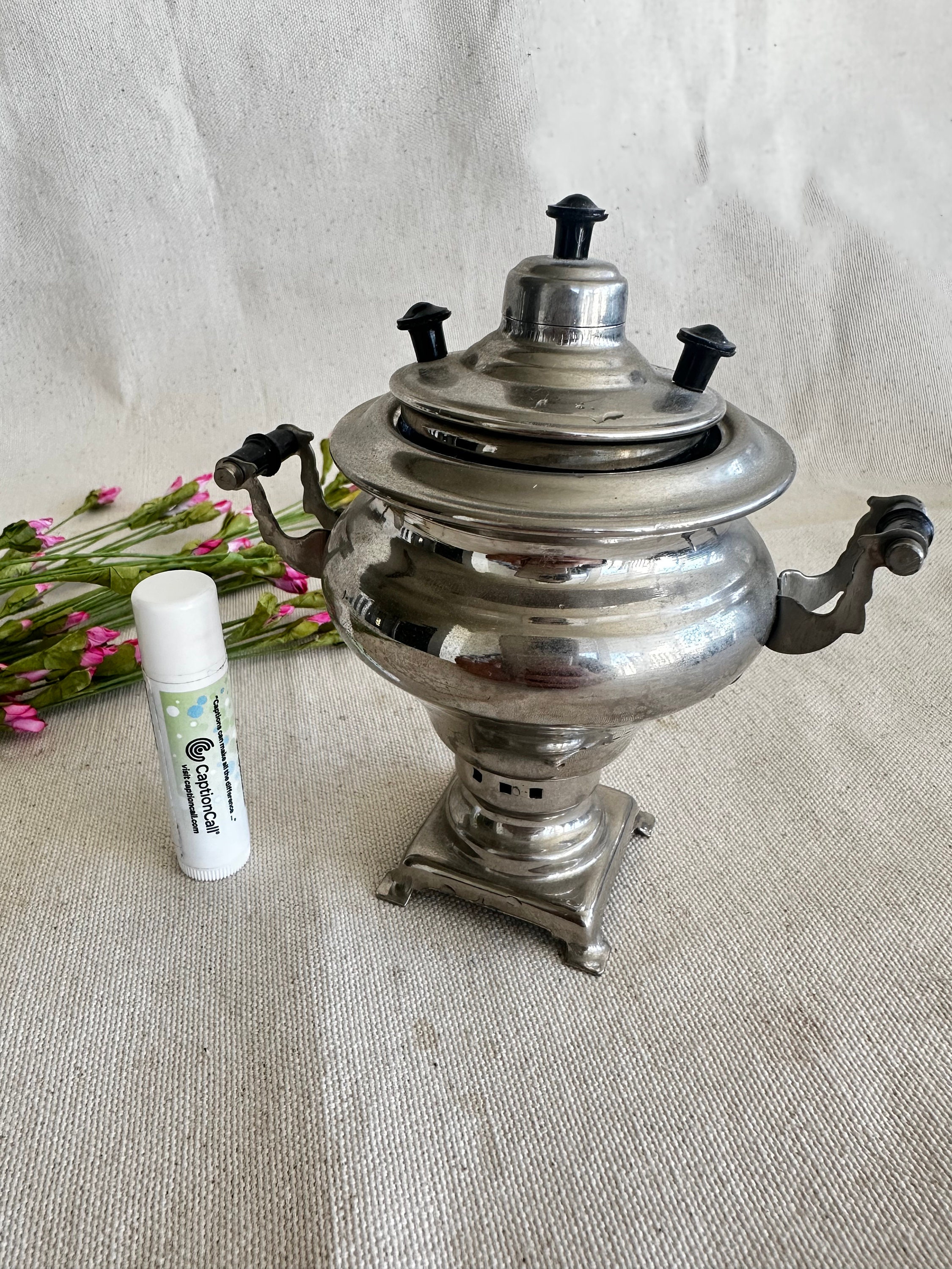 Miniature Samovar-vintage Silver Samovar-russian Samovar-small Samovar ...